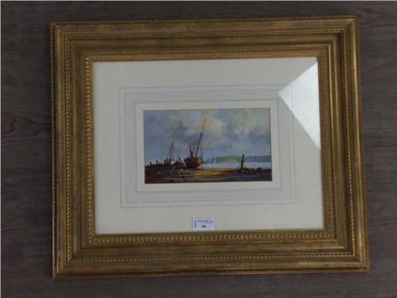 David Short | BOATS ON THE SHORE | MutualArt