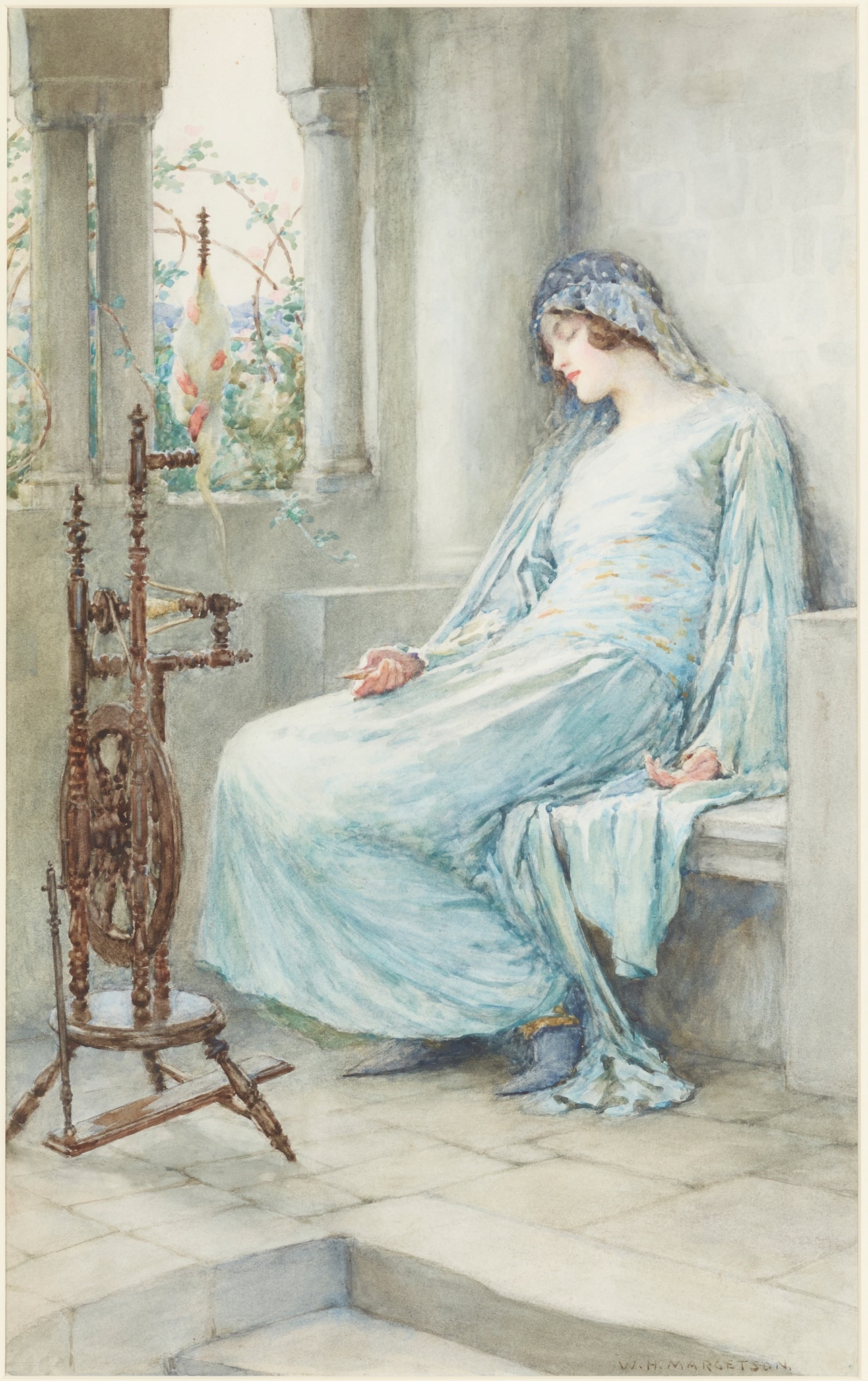 William Henry Margetson | REVERIE | MutualArt