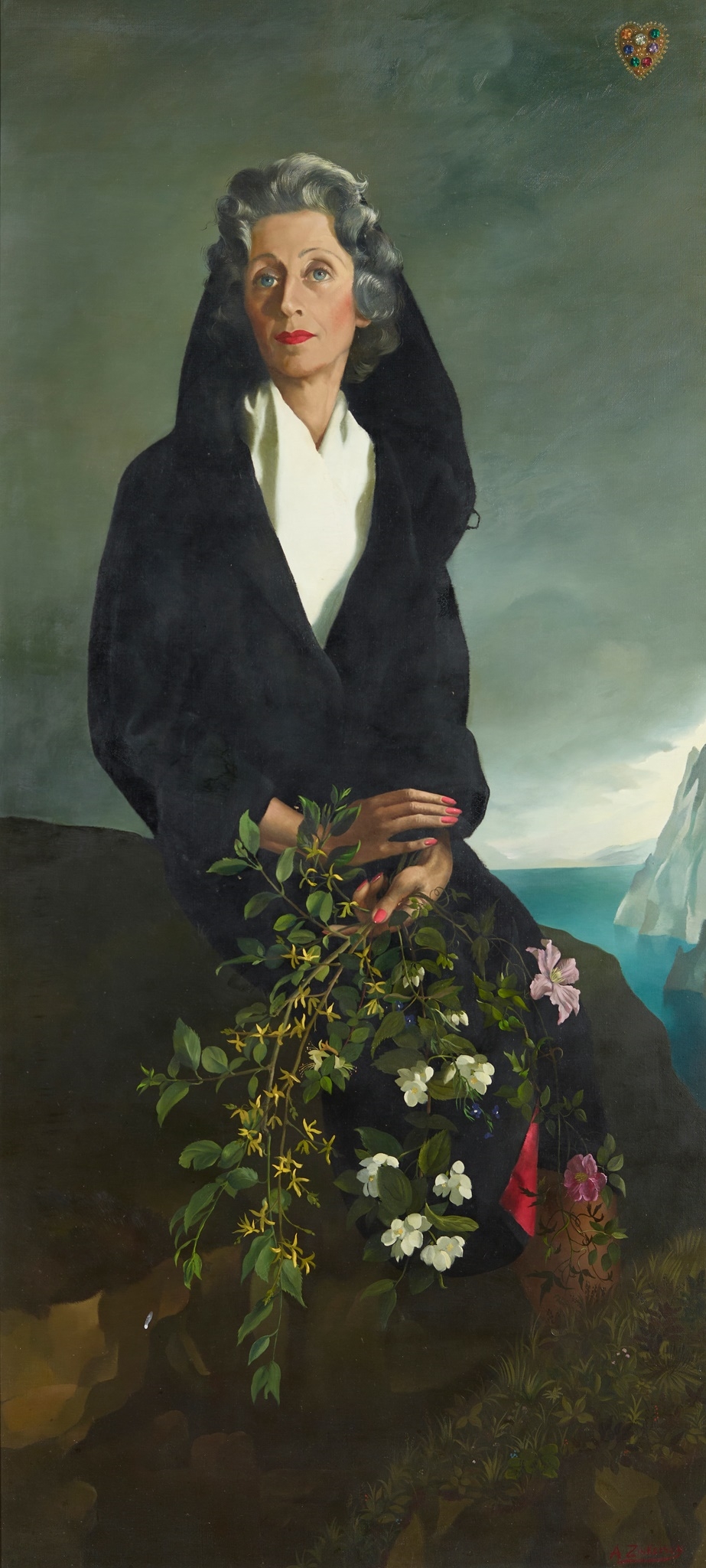 Anna Zinkeisen | PORTRAIT OF LADY DUNN | MutualArt