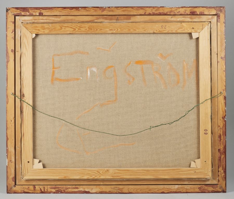 Carsten Engström | Landskap med stege (1990) | MutualArt