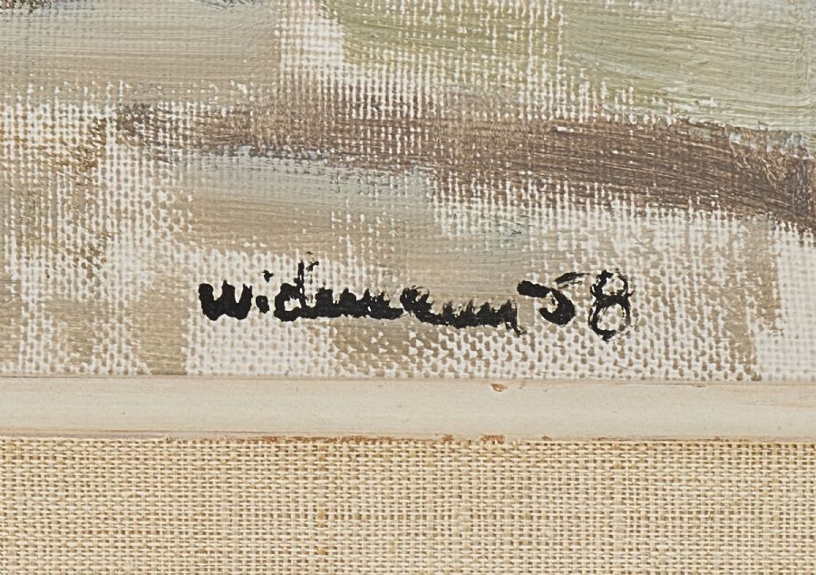 Harry Wichmann | Town scene (1958) | MutualArt