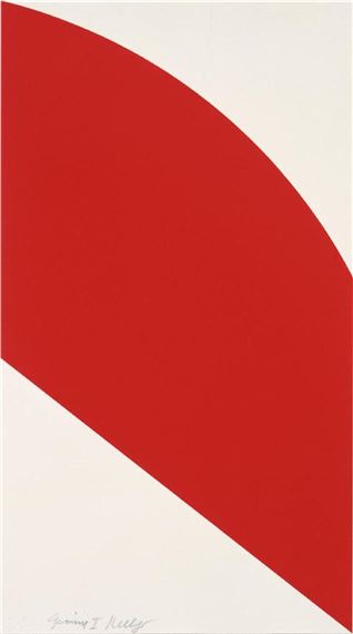 Ellsworth Kelly | Red Curve (2006) | MutualArt