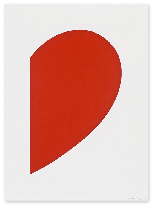 Ellsworth Kelly | Red Curve (2013) | MutualArt
