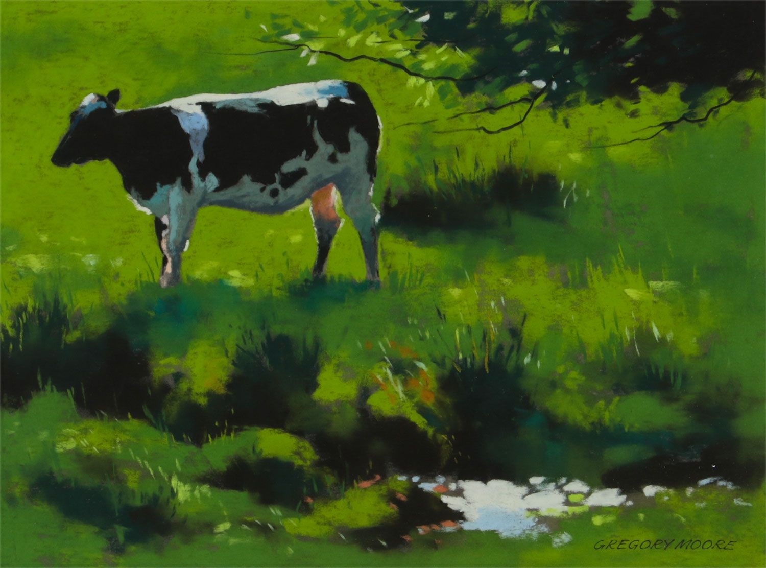 Gregory Moore | THE YOUNG HEIFER | MutualArt