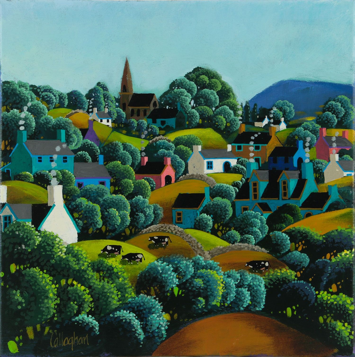 George Callaghan | A STROLL IN THE HILLS | MutualArt