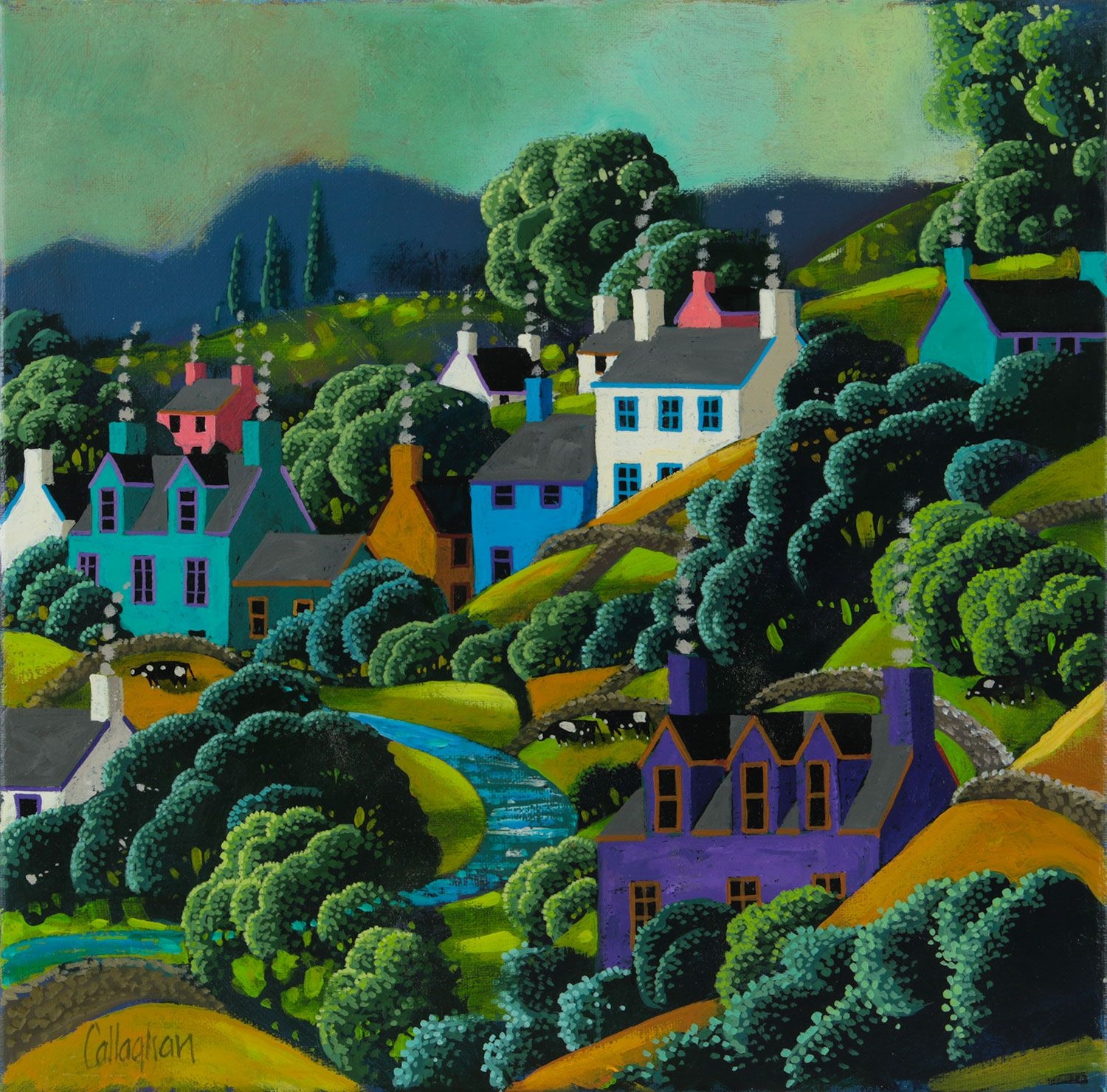 George Callaghan | A STROLL IN THE HILLS | MutualArt
