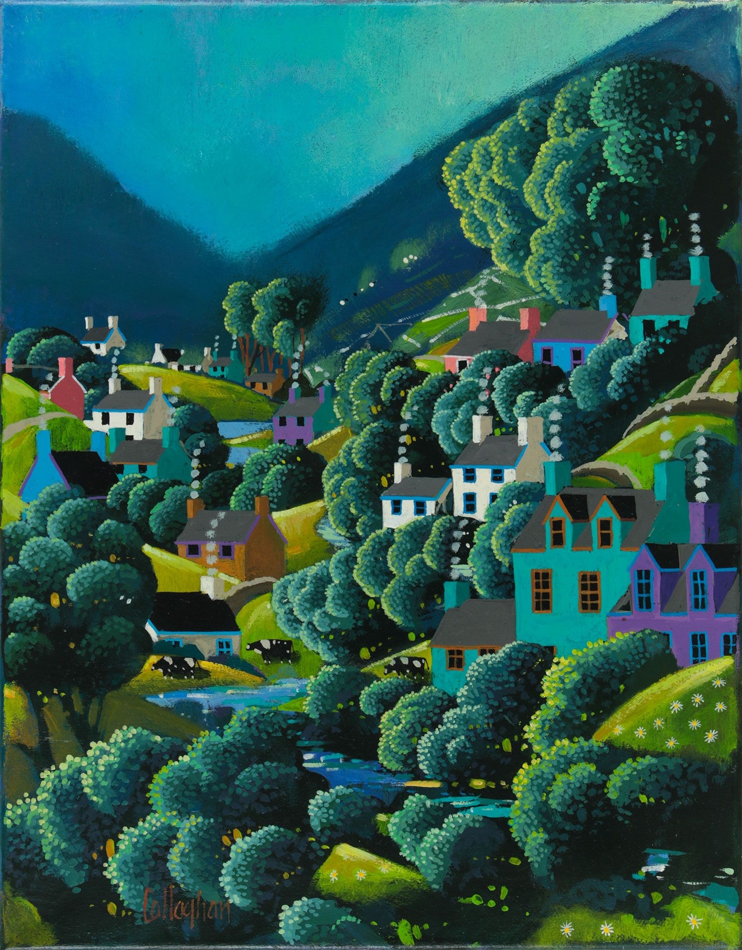 George Callaghan | A STROLL IN THE HILLS | MutualArt