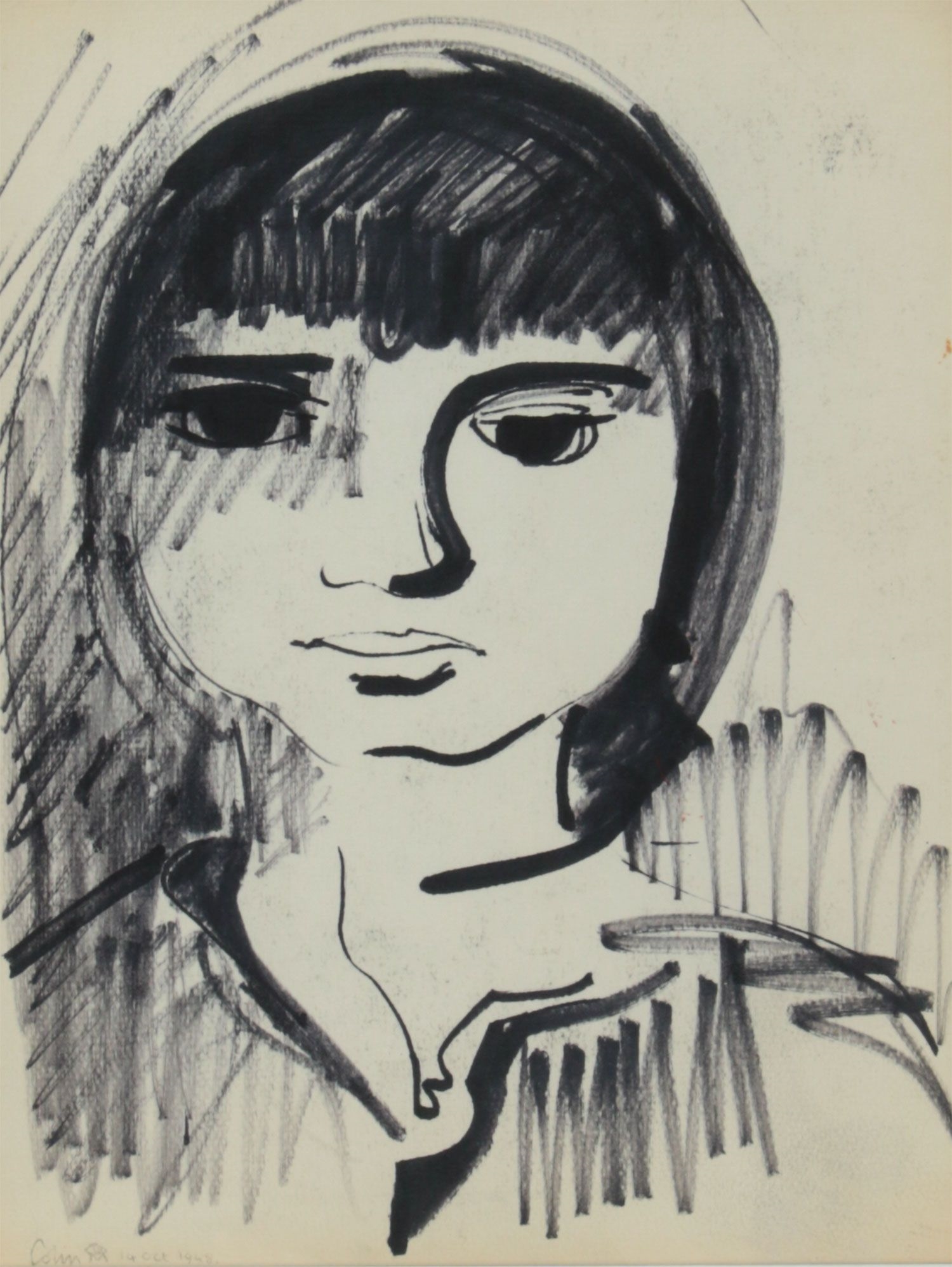 Colin Middleton | PORTRAIT OF A GIRL | MutualArt