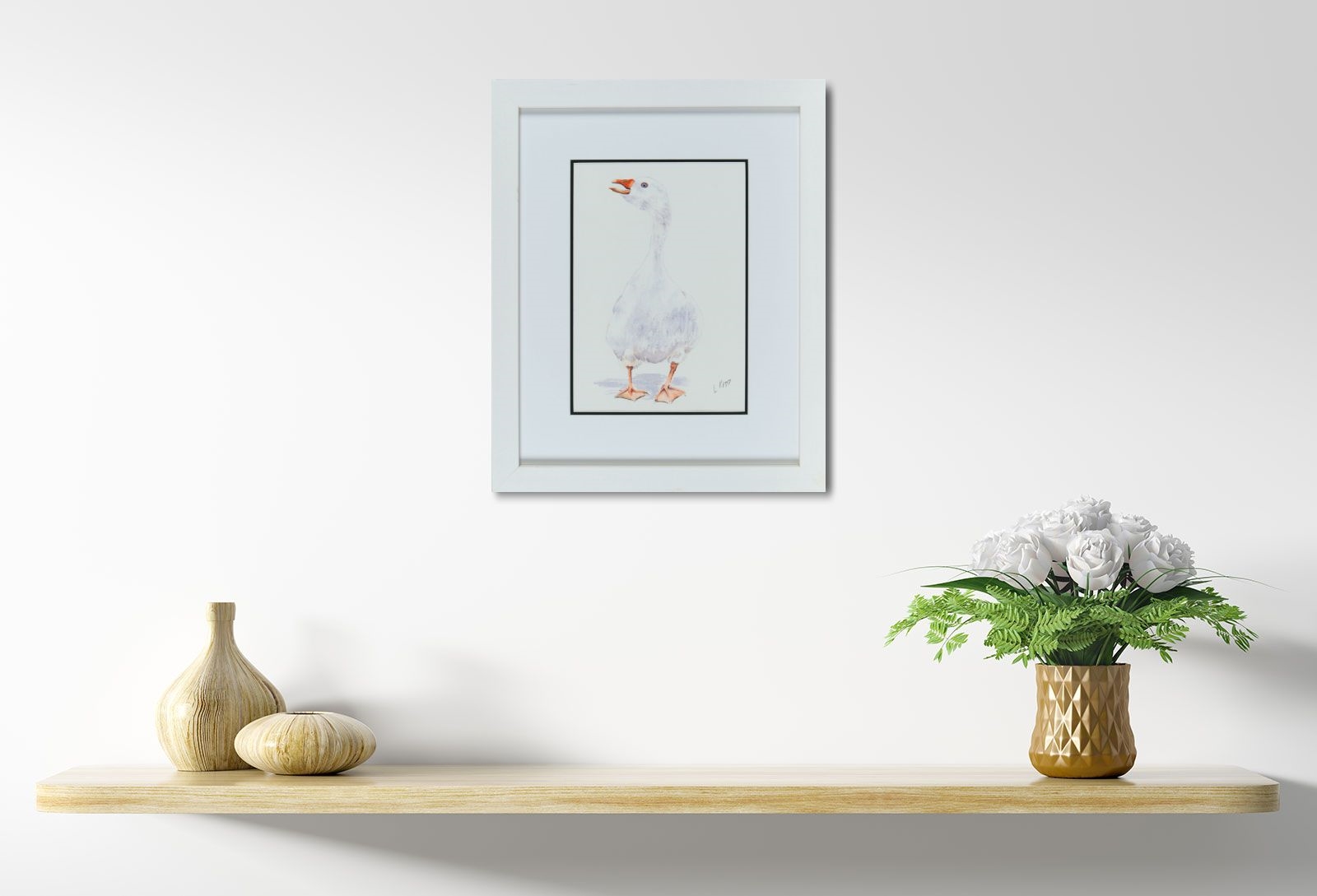 Lorraine Kidd | GOOSE ON THE LOOSE | MutualArt