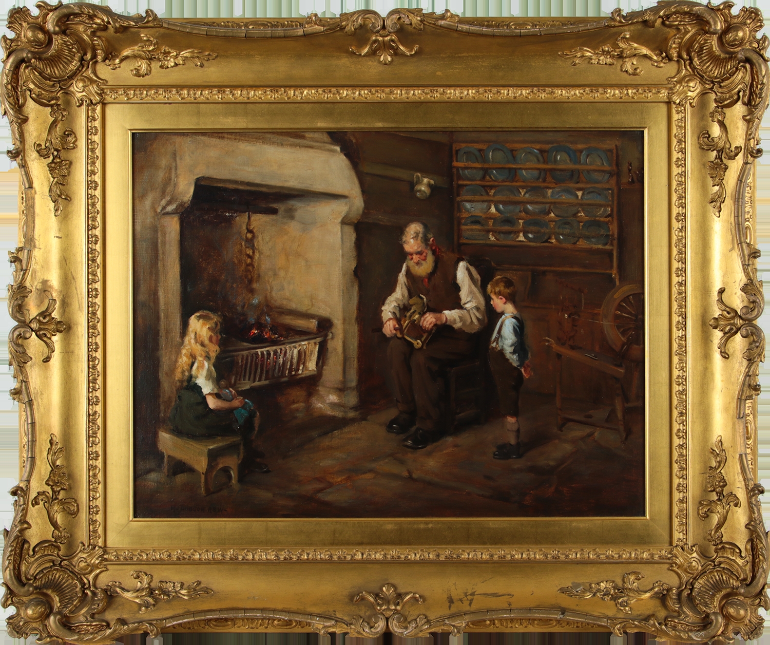 Henry John Dobson | MENDING THE TOY | MutualArt