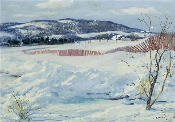 Frank Gervasi | Winter Landscape | MutualArt