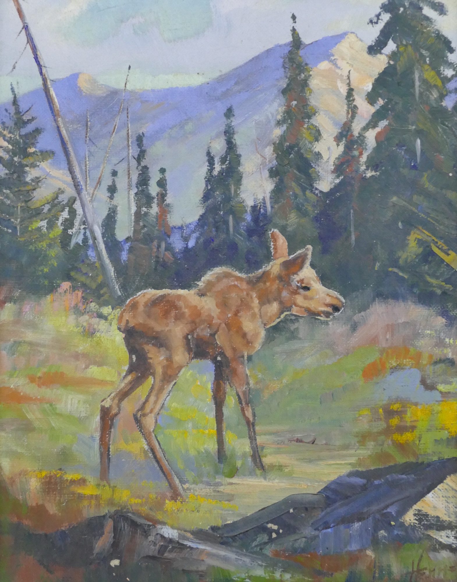 Ellen Henne Goodale | Alaskan Moose Calf | MutualArt