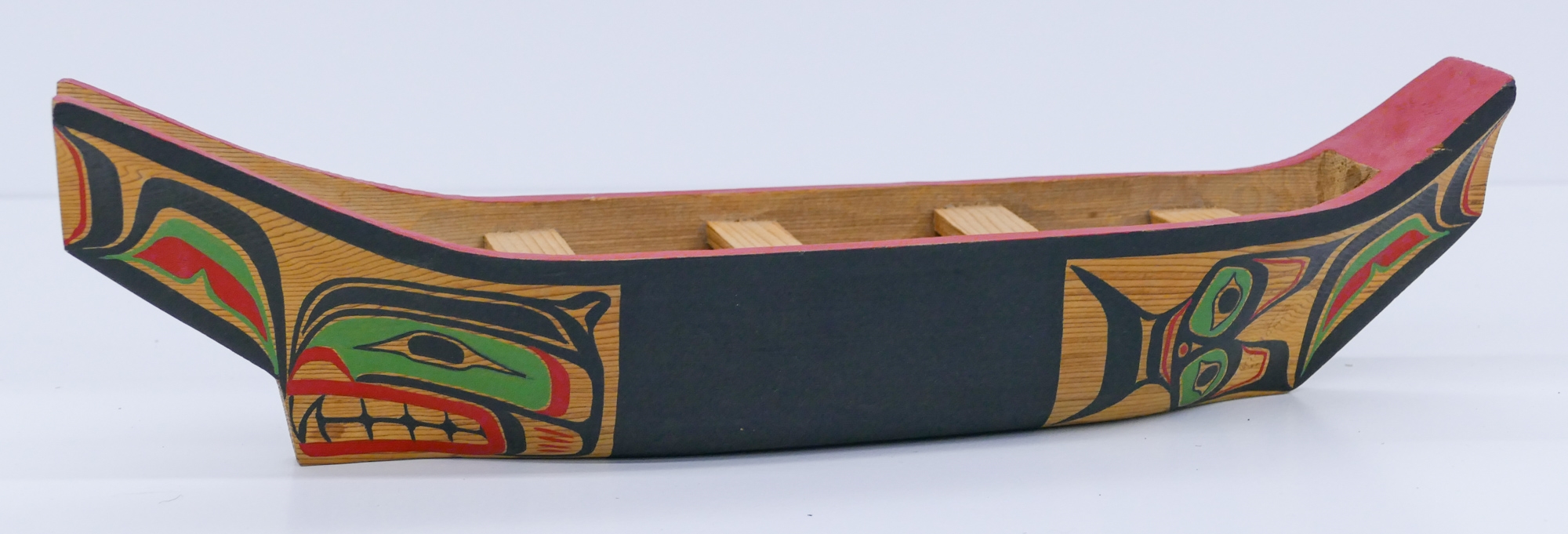 Larry Campbell | Killer Whale Design Canoe Model (1996) | MutualArt