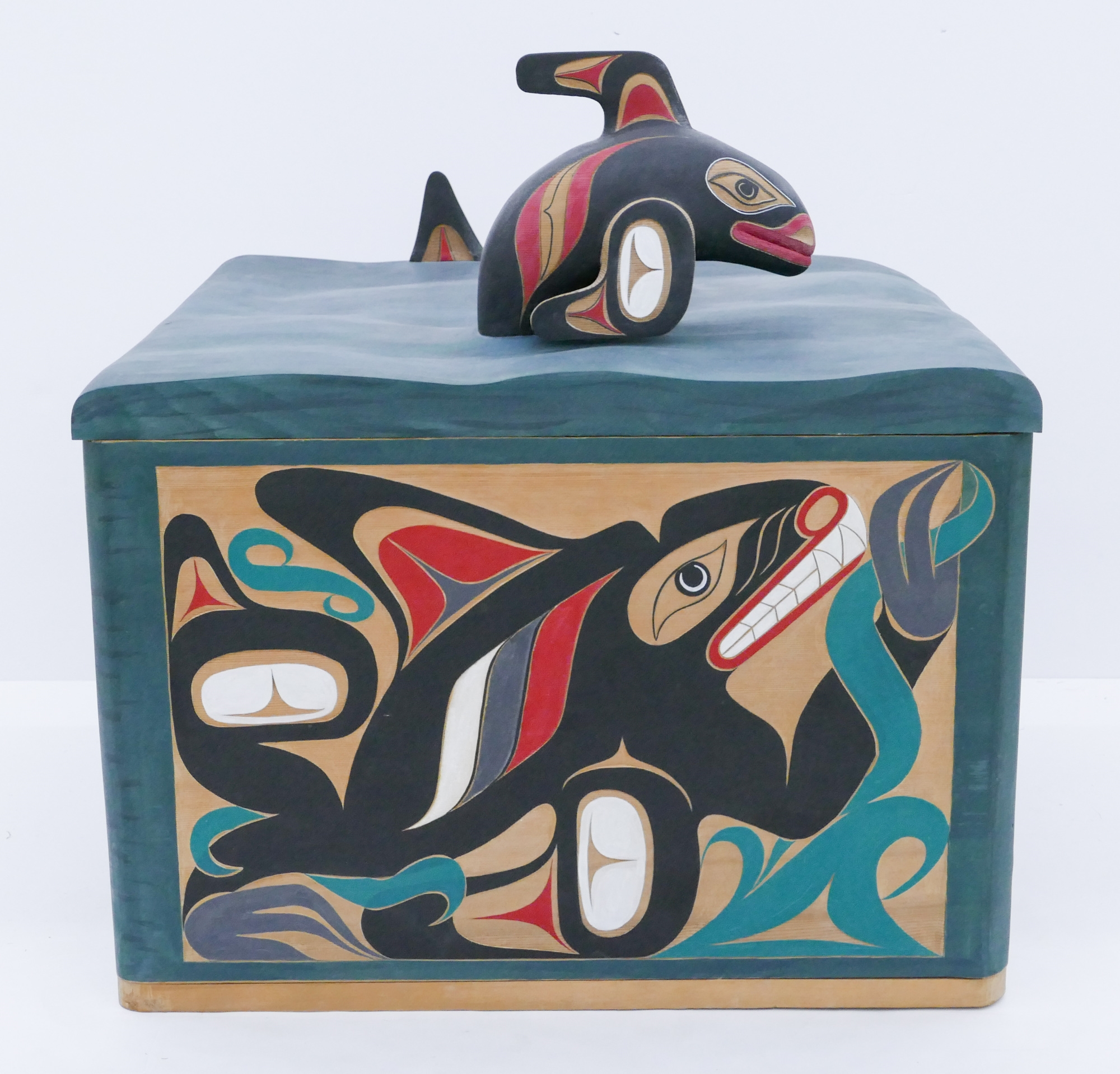 C Wade Greene | Killer Whale and Wolf | MutualArt