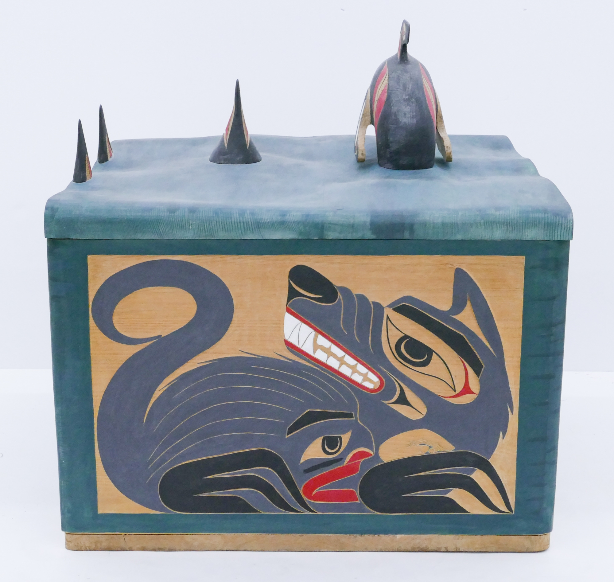 C Wade Greene | Killer Whale and Wolf | MutualArt