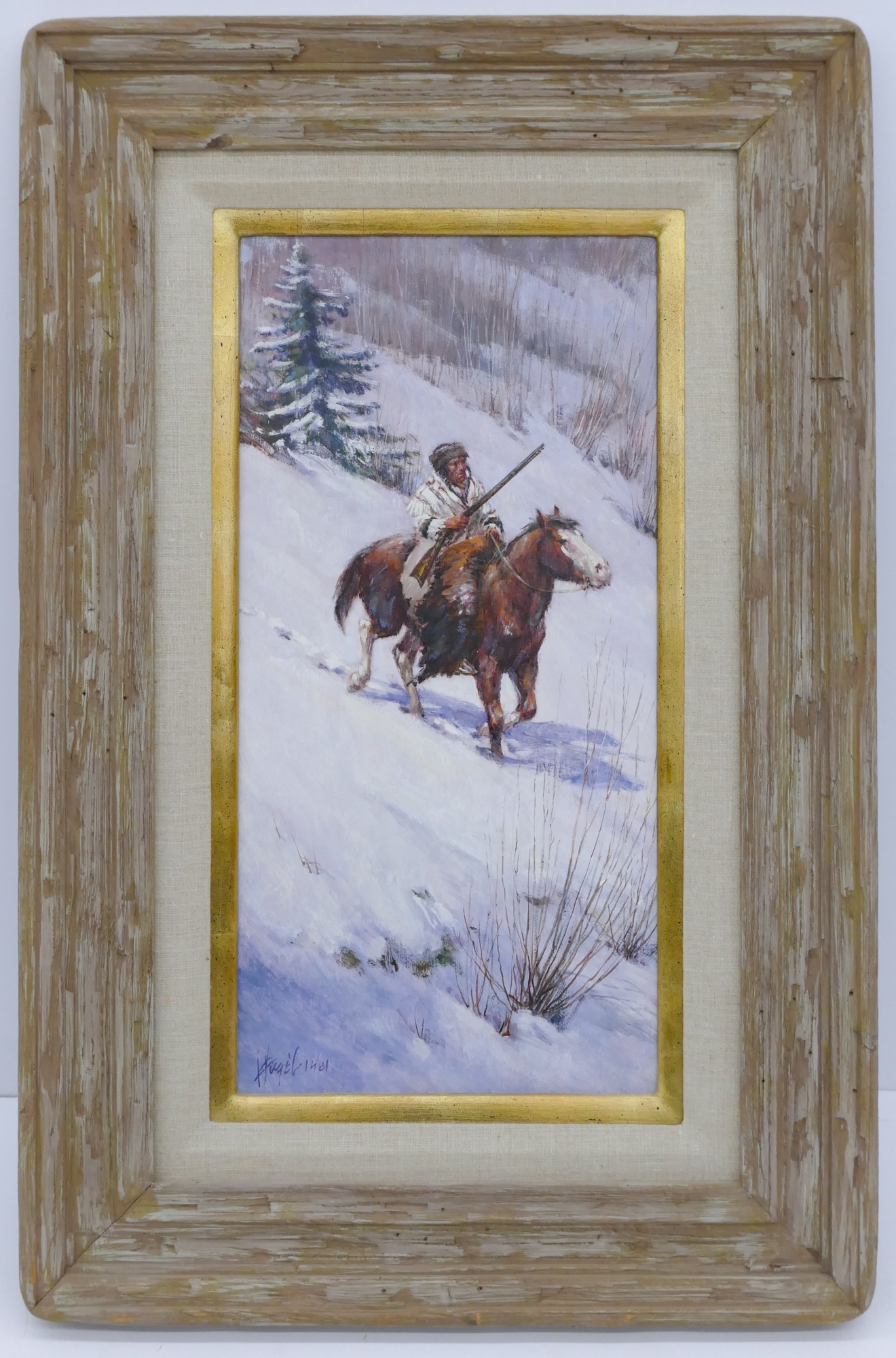 Frank Hagel | ''Lone Rider'' (Indian) (1981) | MutualArt