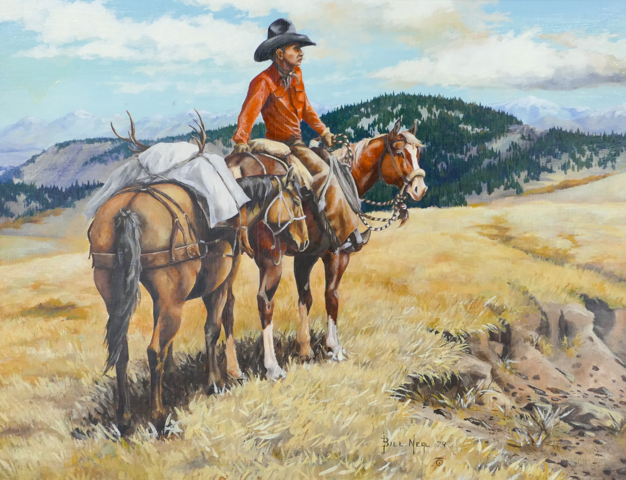 Bill Neal | ''Last Look'' (Cowboy) (1979) | MutualArt