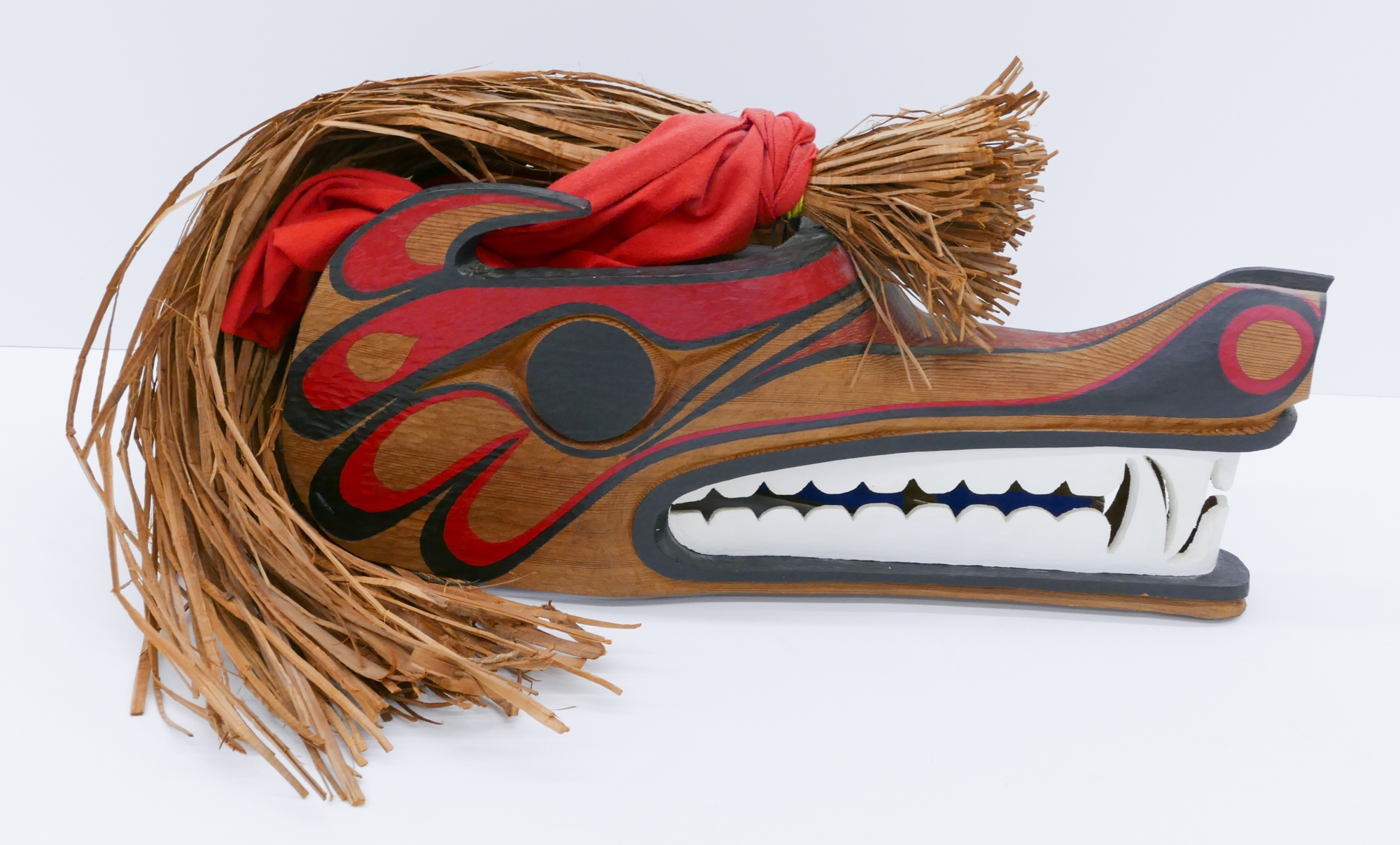David Strong Della | Wolf Headdress Mask | MutualArt