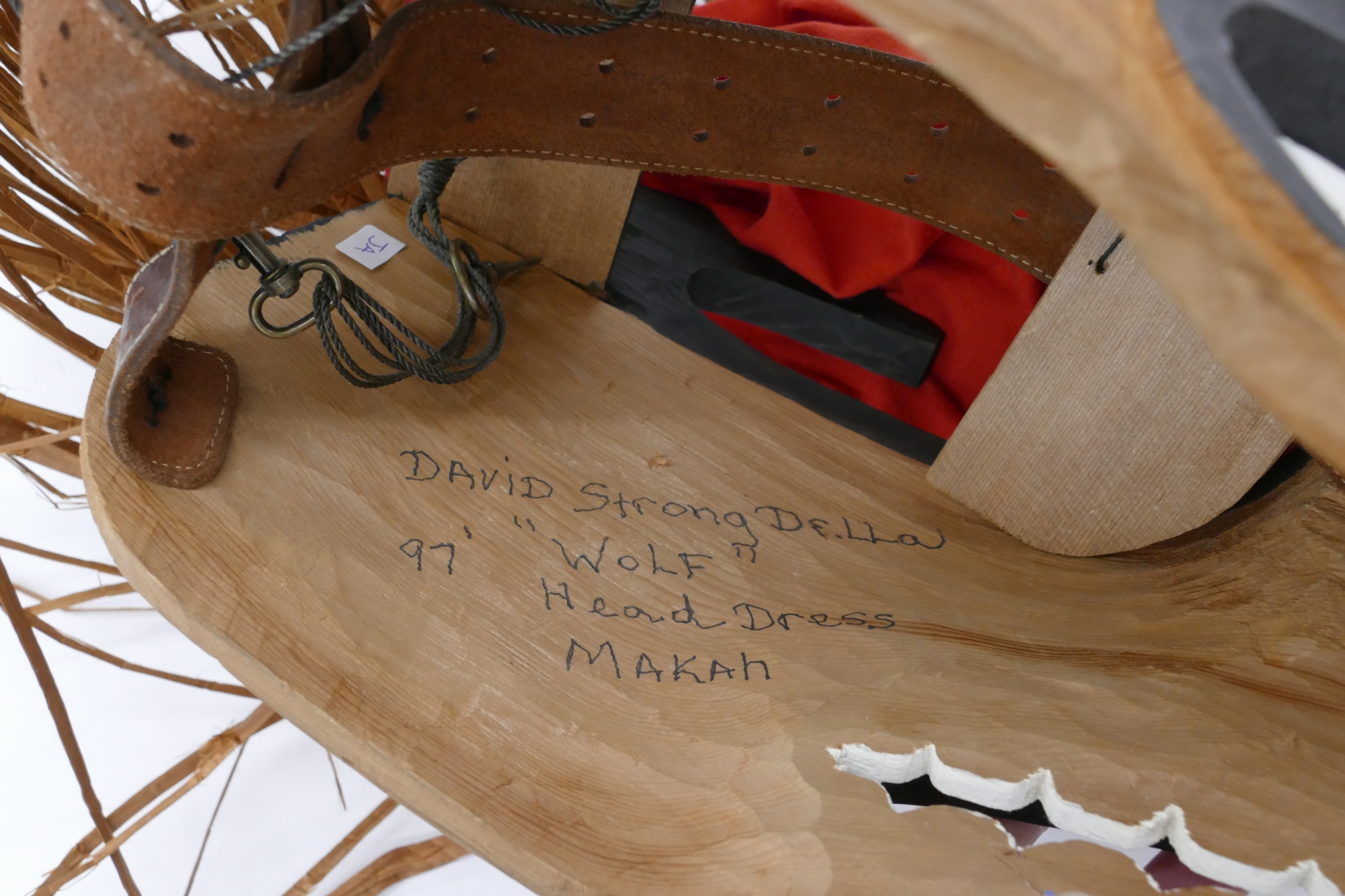 David Strong Della | Wolf Headdress Mask | MutualArt
