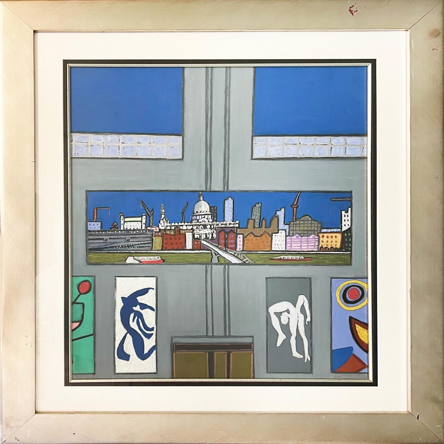 Brian Mann | 'London from the Tate' | MutualArt
