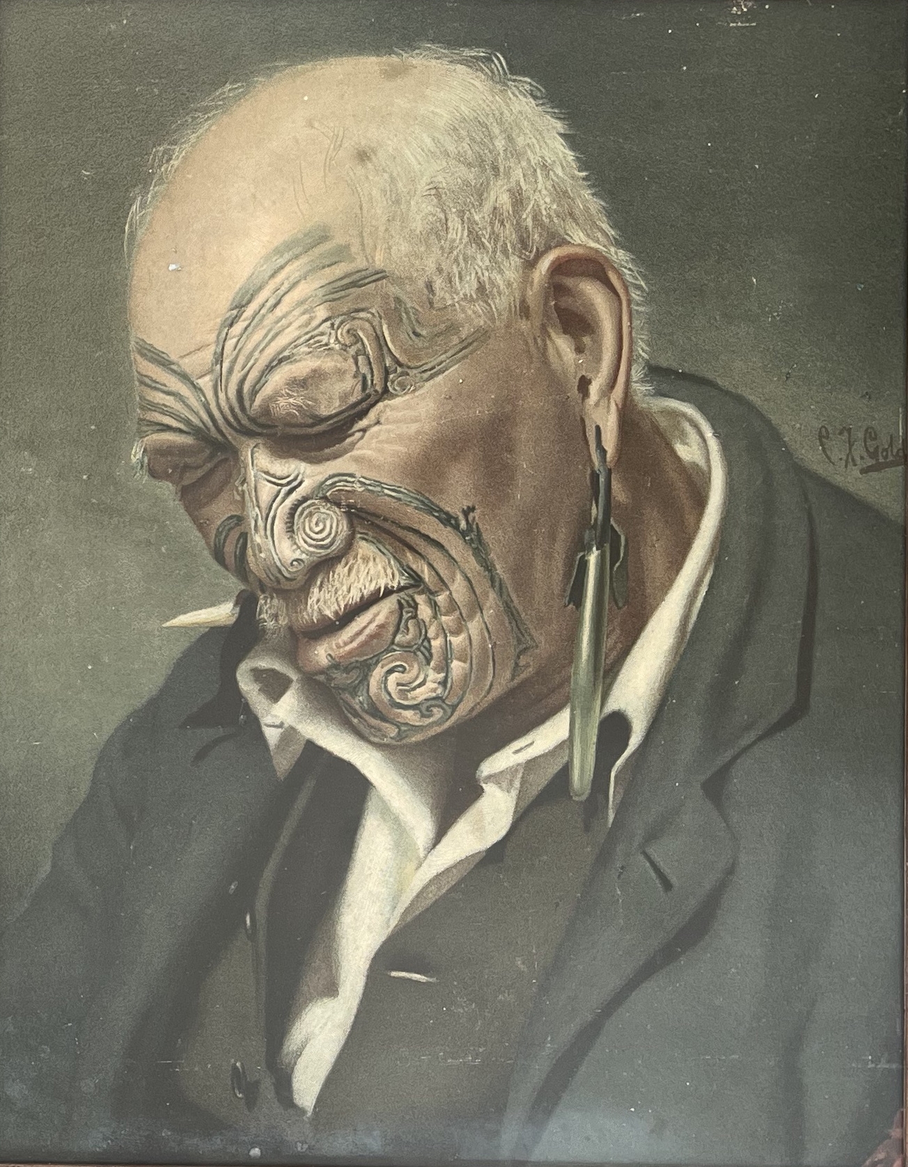 Charles Frederick Goldie | A Warm Day - Wiremu Pataru Te Tuhi | MutualArt