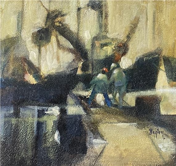 Arthur Dagley | Trawler Jetty | MutualArt