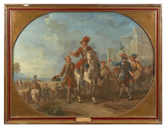 Francesco Giuseppe Casanova | Représentant la préparation d'une ...