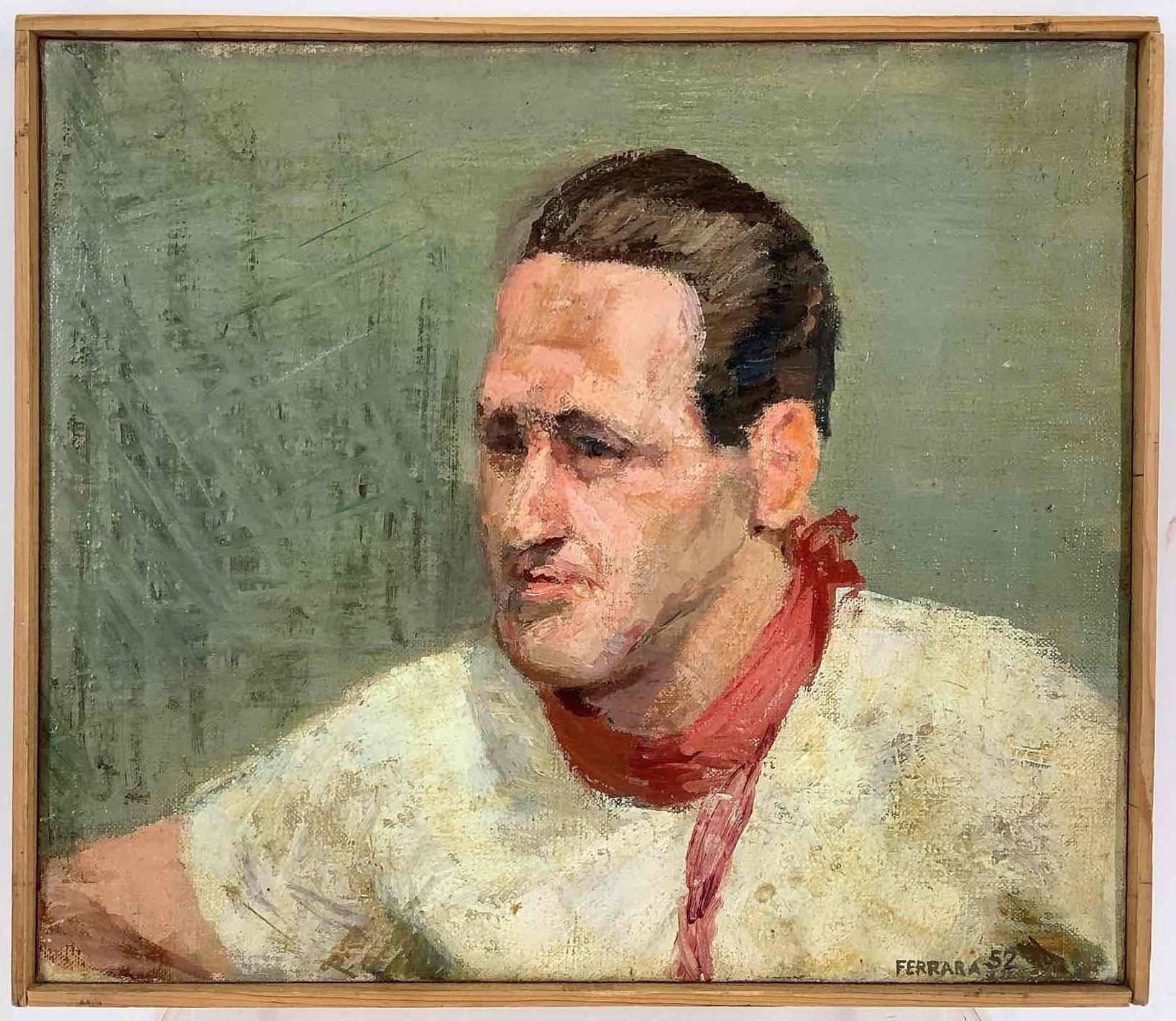 Anthony Ferrara | Portrait of man | MutualArt