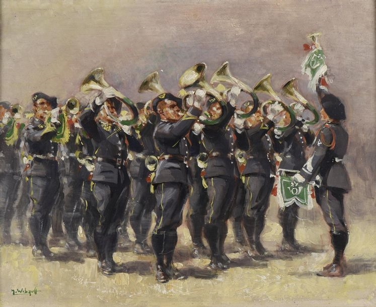 Marcel Wibault | Fanfare du 27e bataillon de chasseurs alpins | MutualArt