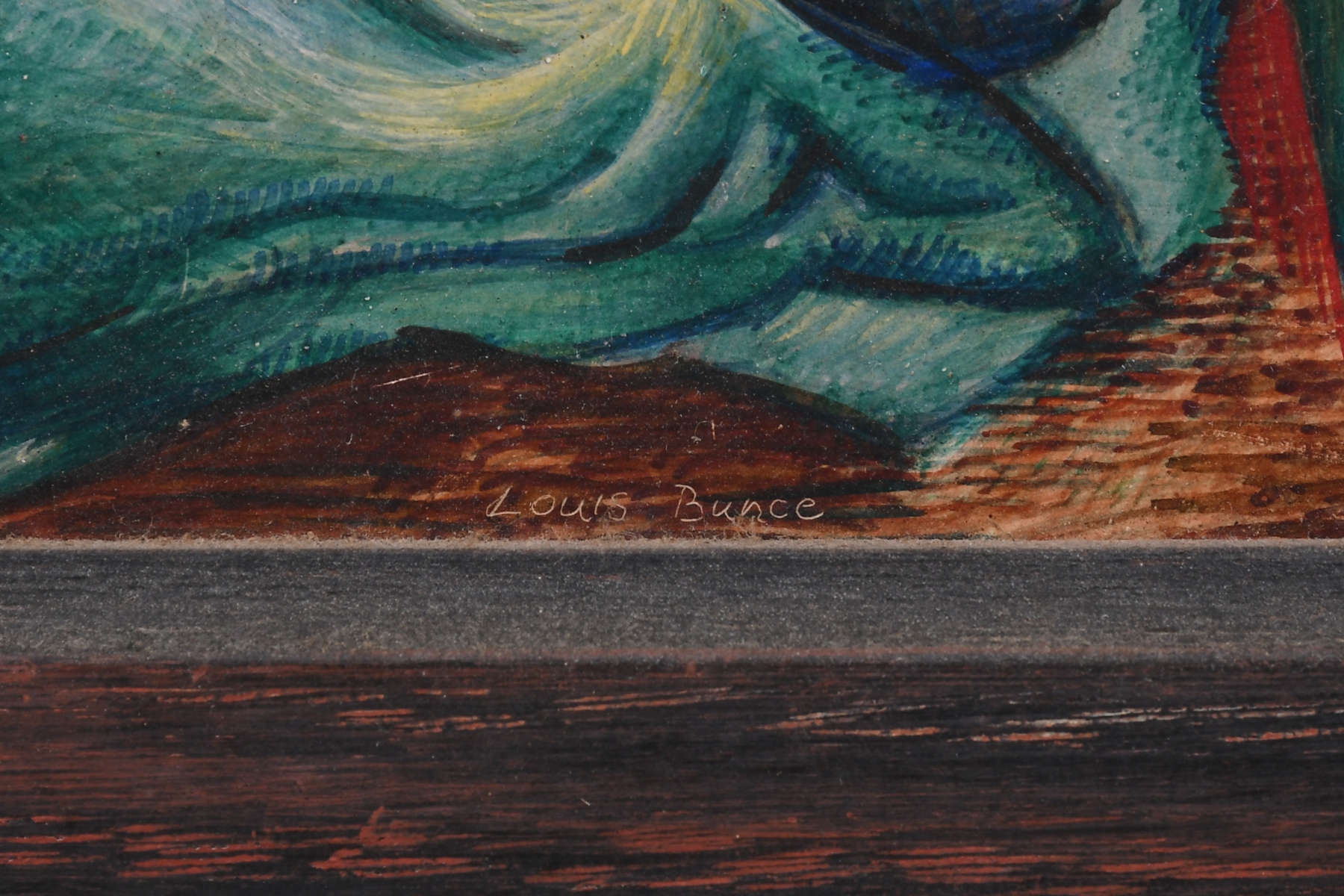 Louis Bunce | Surreal Landscape with Figures | MutualArt