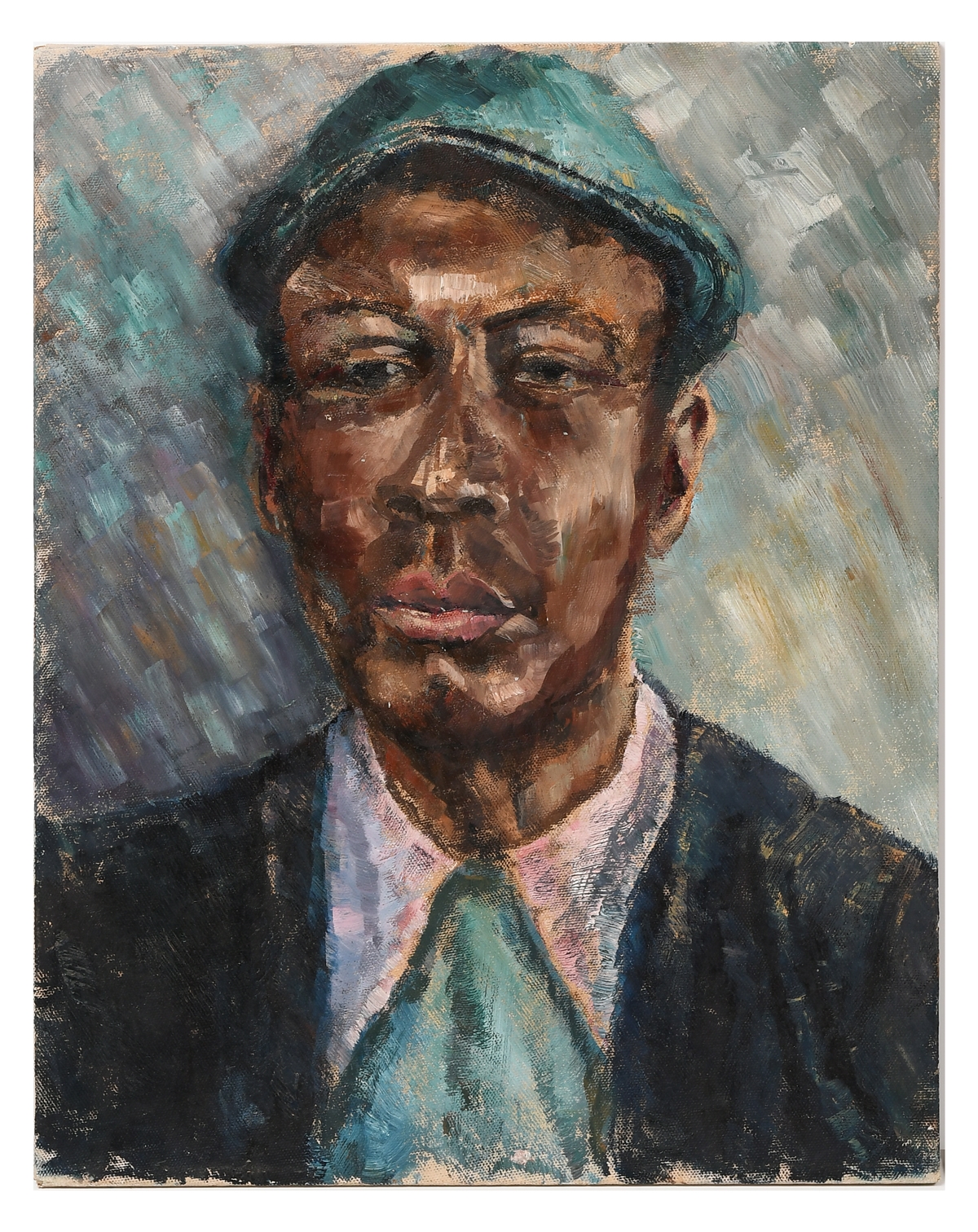 Edith Walker Oliver | Portrait of an African-American Man Wearing a ...