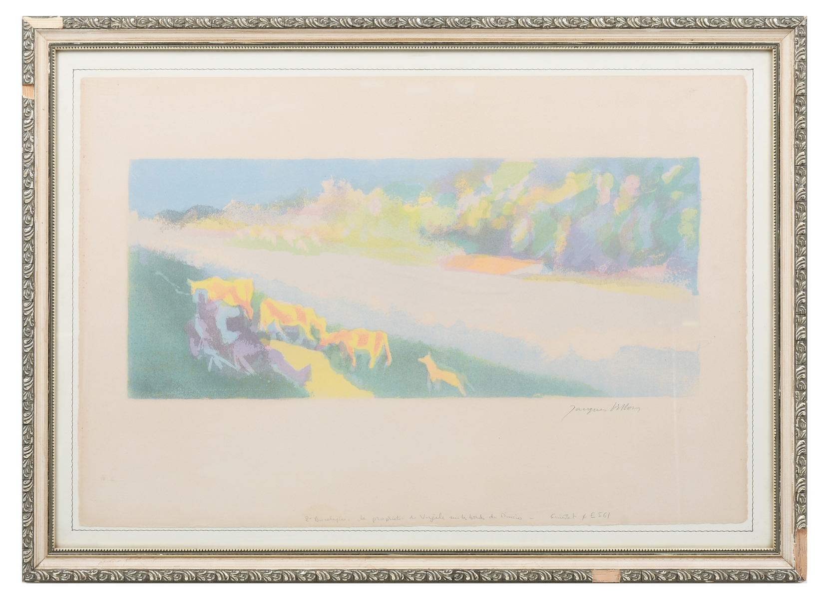 Jacques Villon | Landscape with Cows | MutualArt