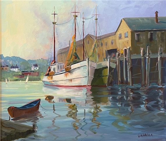 D.R. Dacier | NEW ENGLAND DOCKSIDE | MutualArt