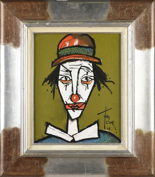 Yan COOK | Le clown blanc | MutualArt
