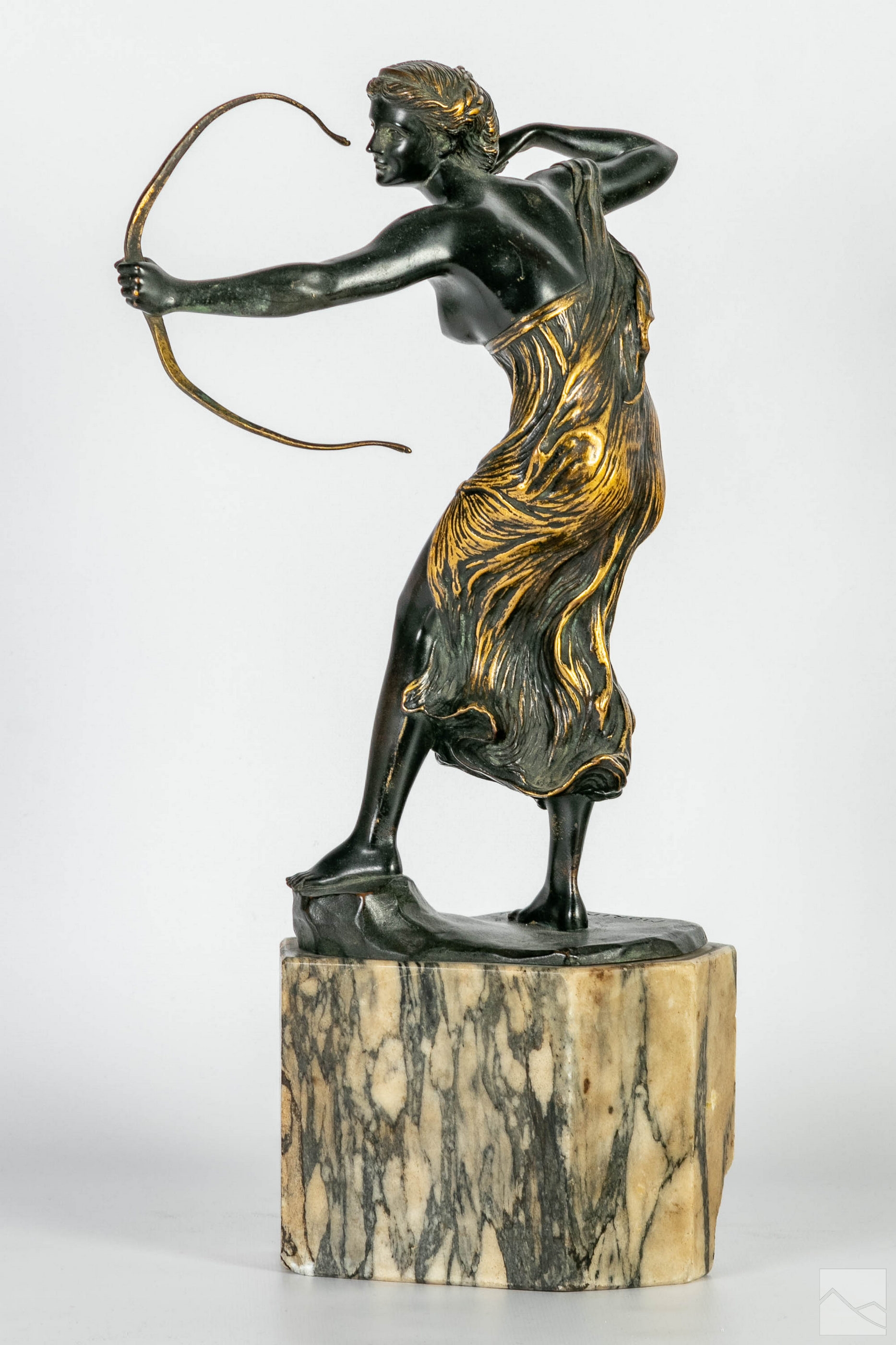 Georges Morin | Sculpture of Diana the Huntress (1950) | MutualArt