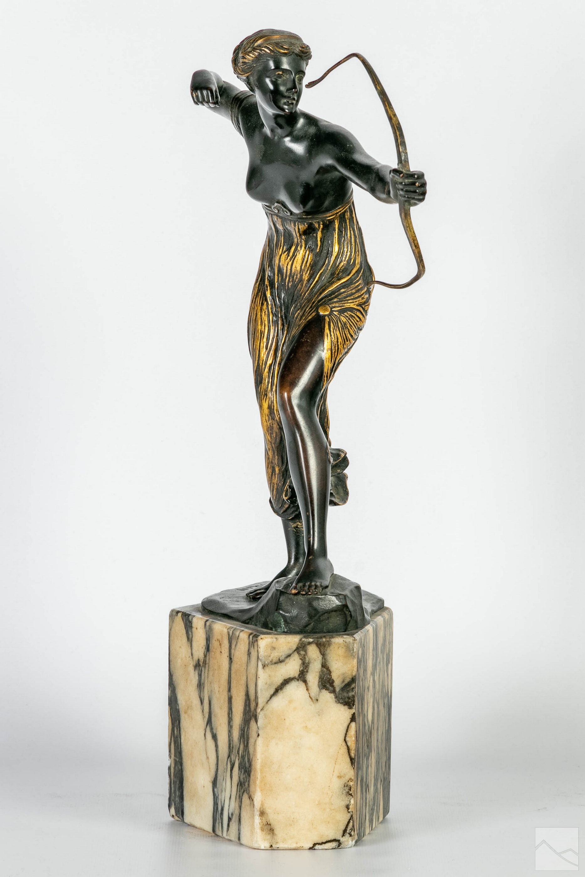 Georges Morin | Sculpture of Diana the Huntress (1950) | MutualArt