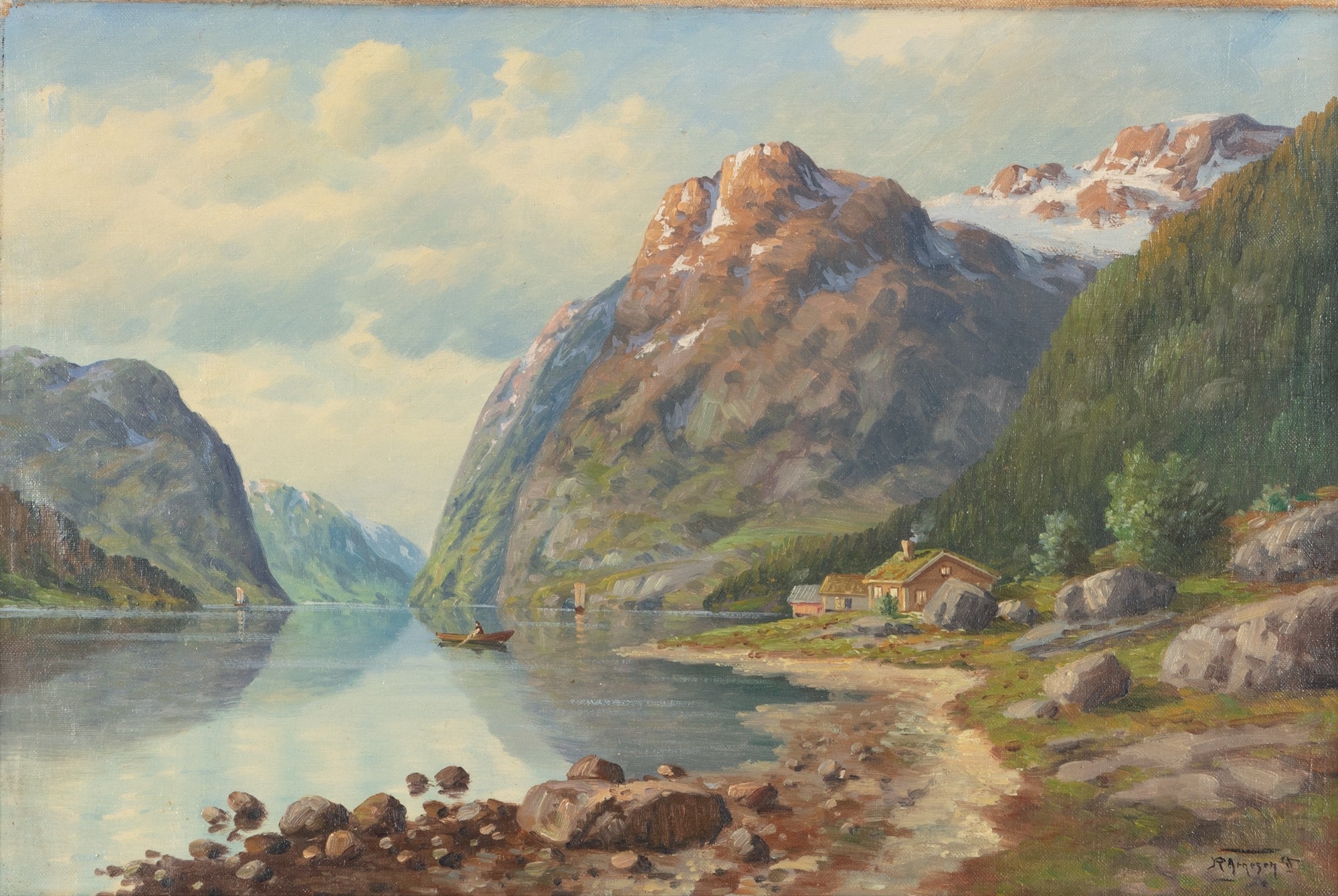 Reinhard Arnesen | Fjord (1915) | MutualArt