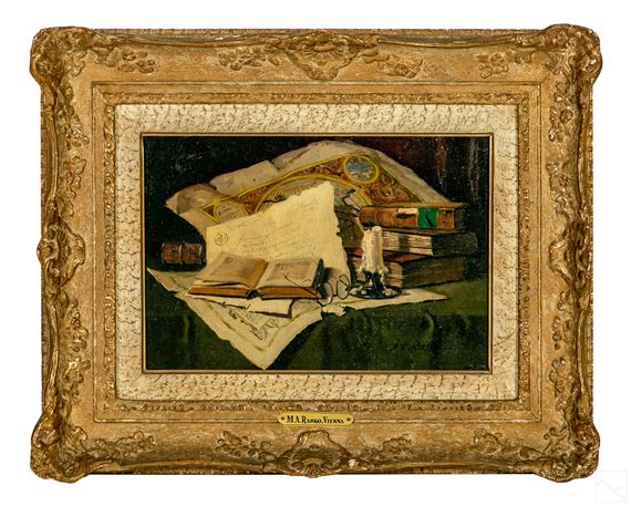 Maximilian Aurel Reinitz Rasko | A trompe l'oeil still life work ...