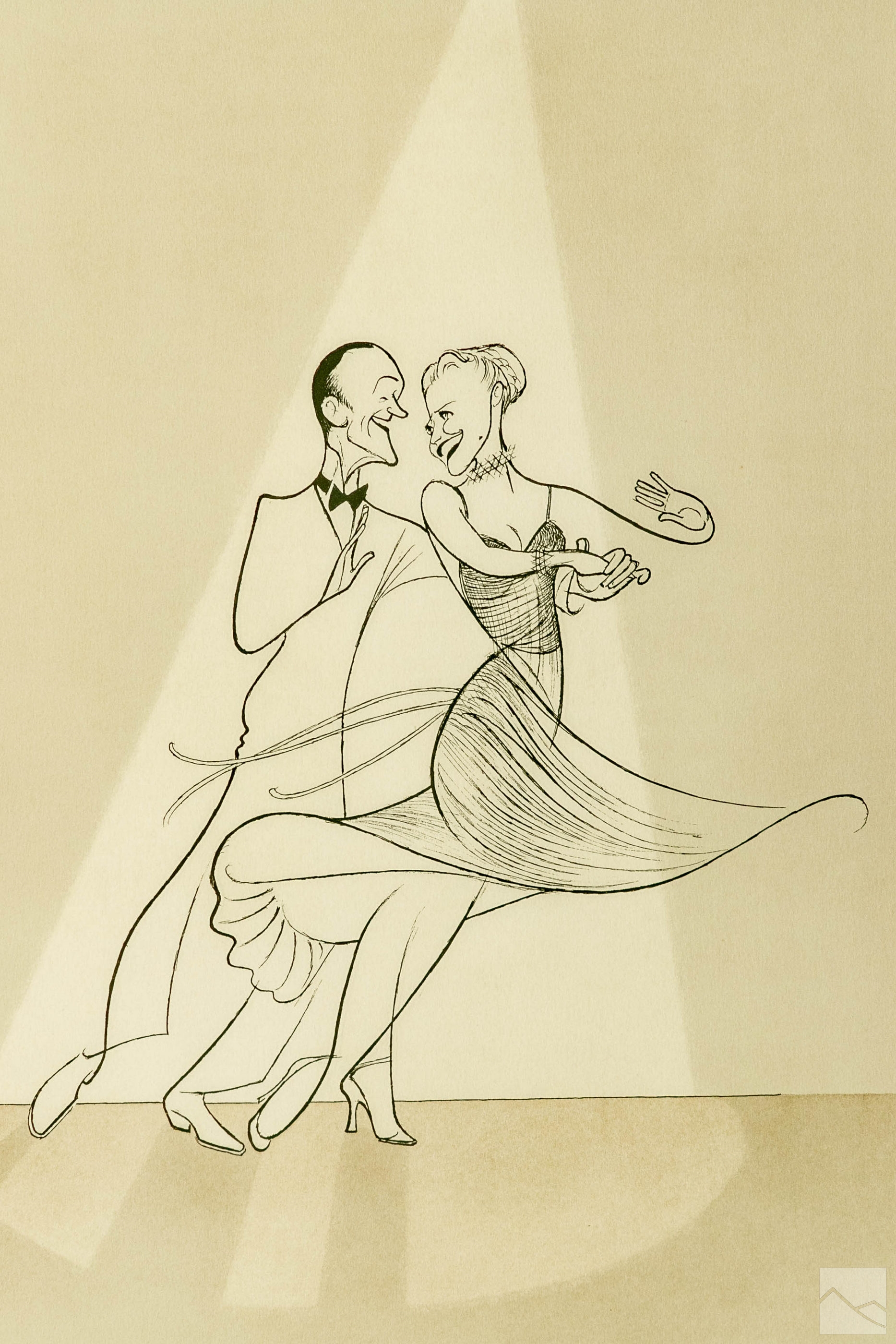 Al Hirschfeld | A caricature depiction of American actors and dancers ...