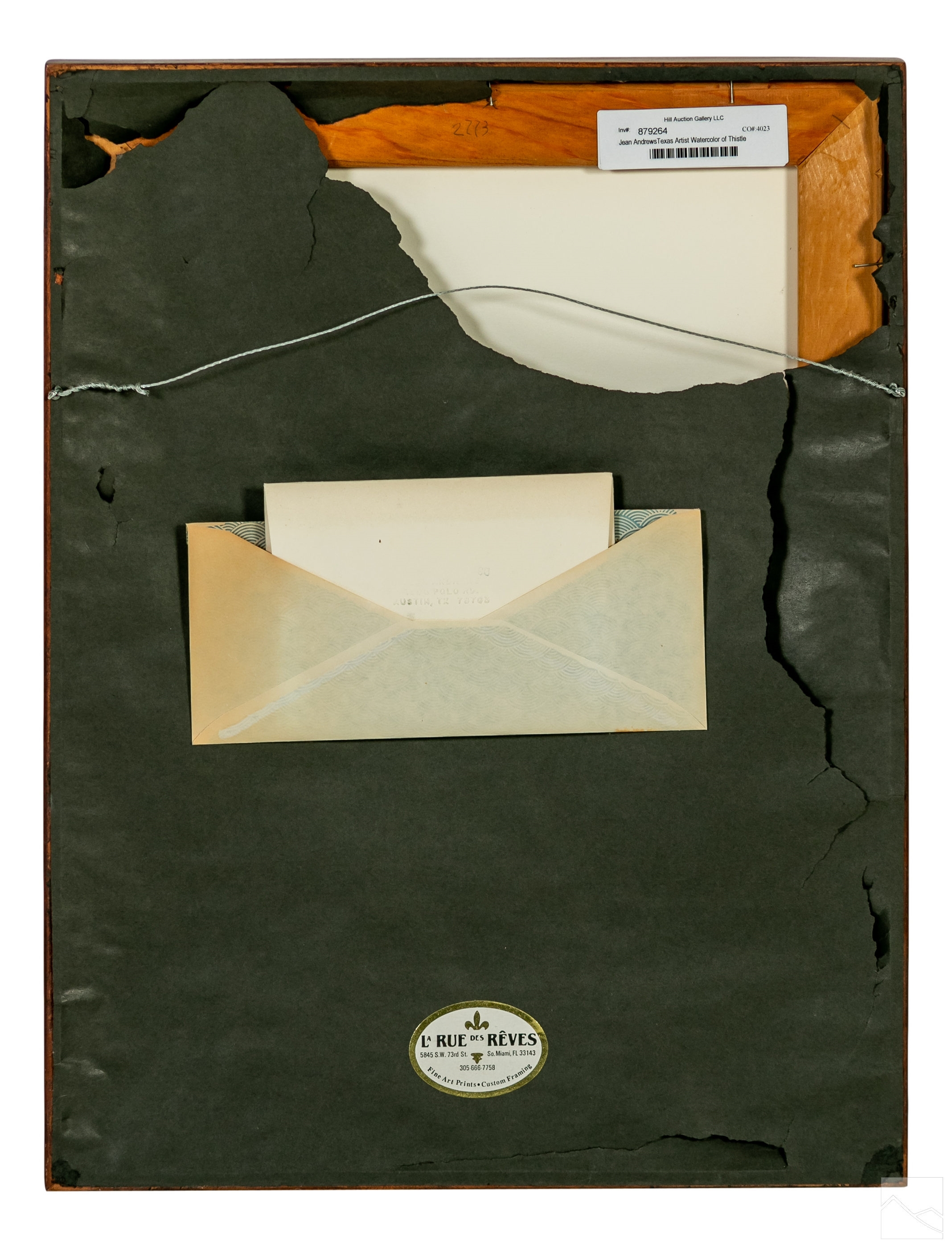 Jean Andrews | A botanical study of a thistle flower | MutualArt