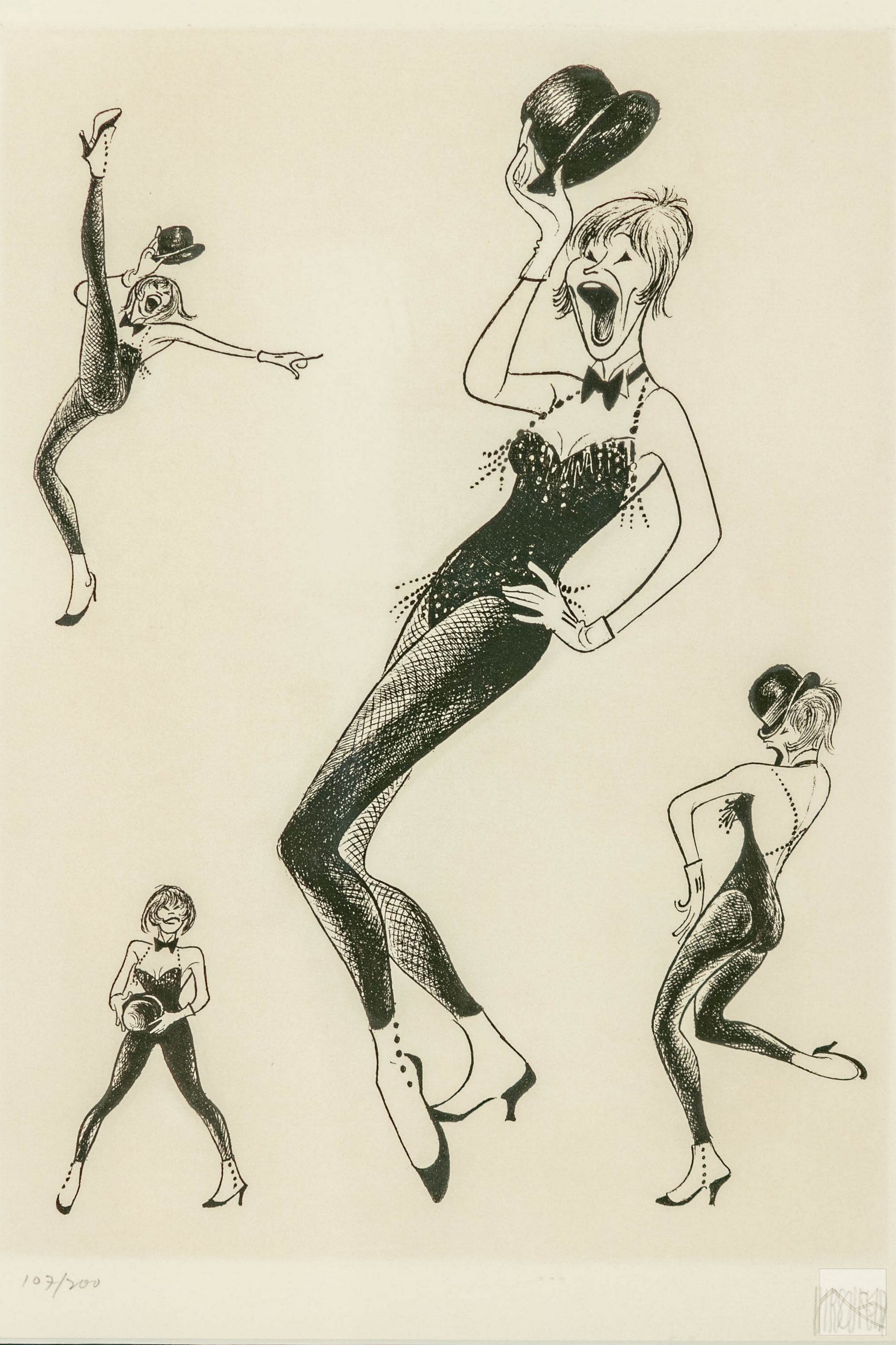 Al Hirschfeld | A caricature depiction of American actor Shirley ...