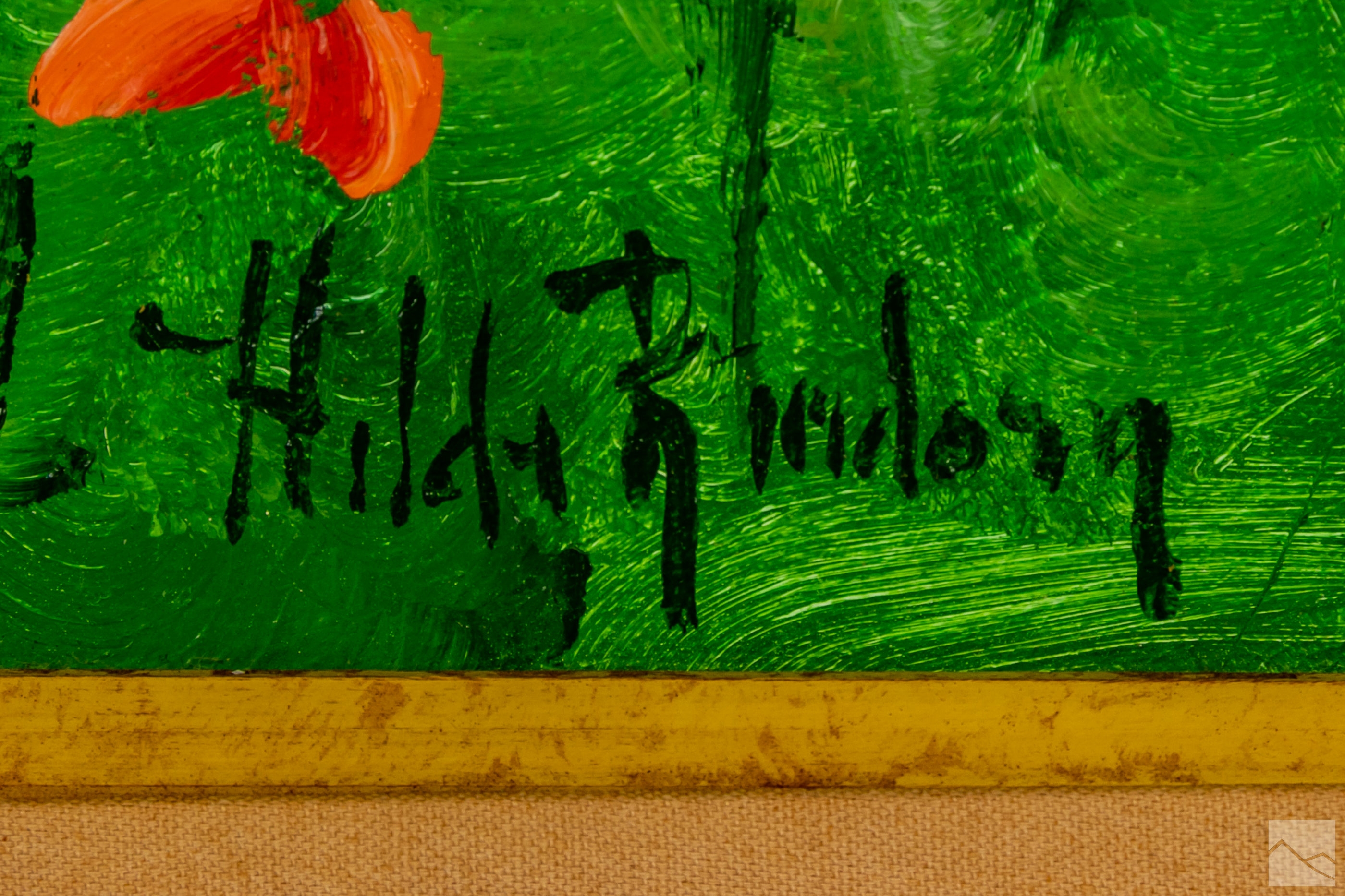 Hilda Gleizer Rindom | An figural work painted in a colorful and ...