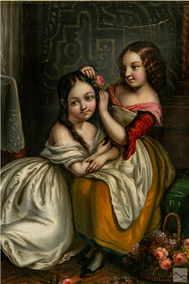 Francesco Beda | Depicts the portrait of young girls, presumably ...