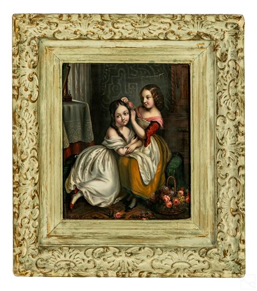 Francesco Beda | Depicts the portrait of young girls, presumably ...