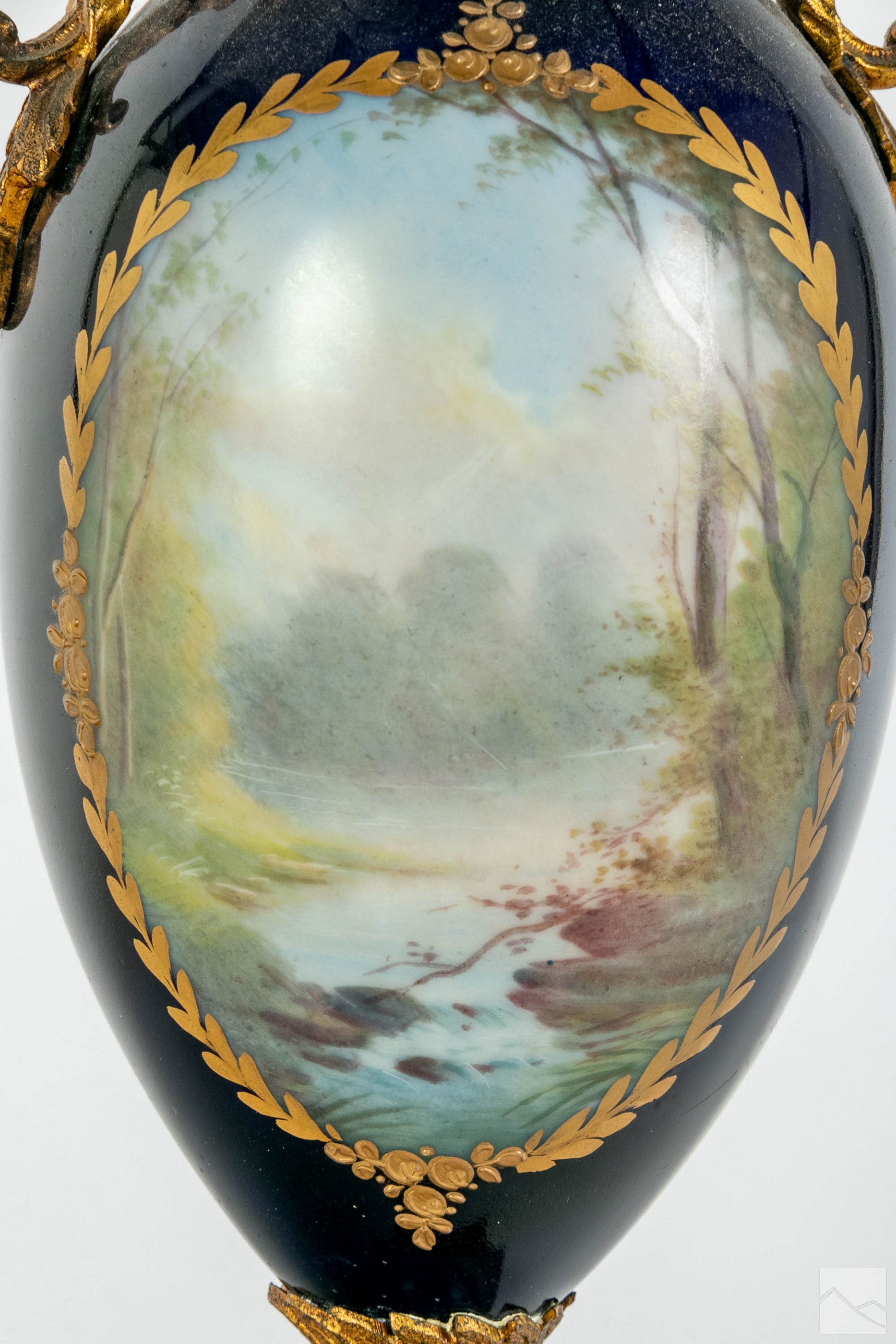 Sèvres Porcelain Factory | Portrait of young woman playing a lute with ...