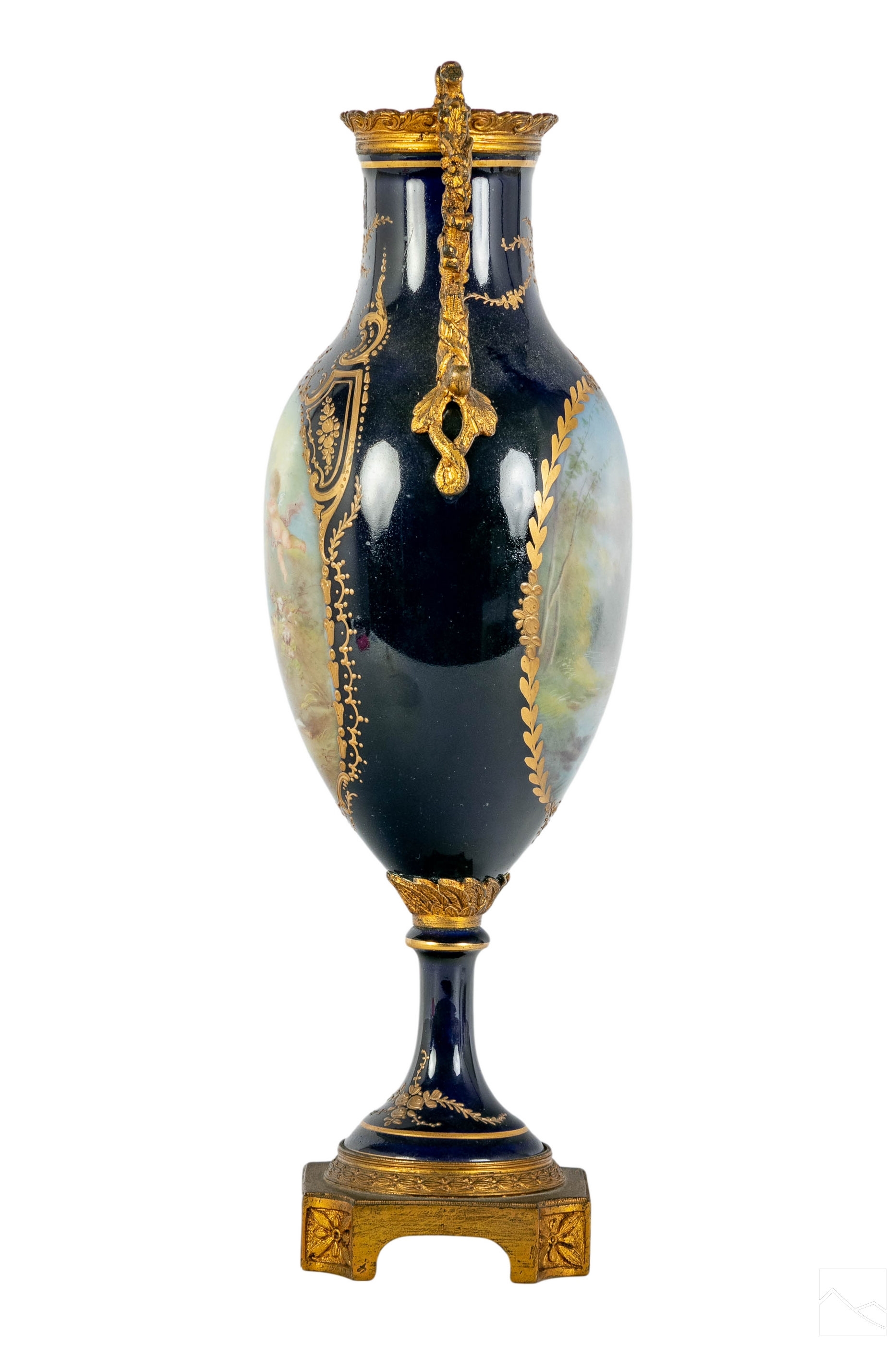 Sèvres Porcelain Factory | Portrait of young woman playing a lute with ...