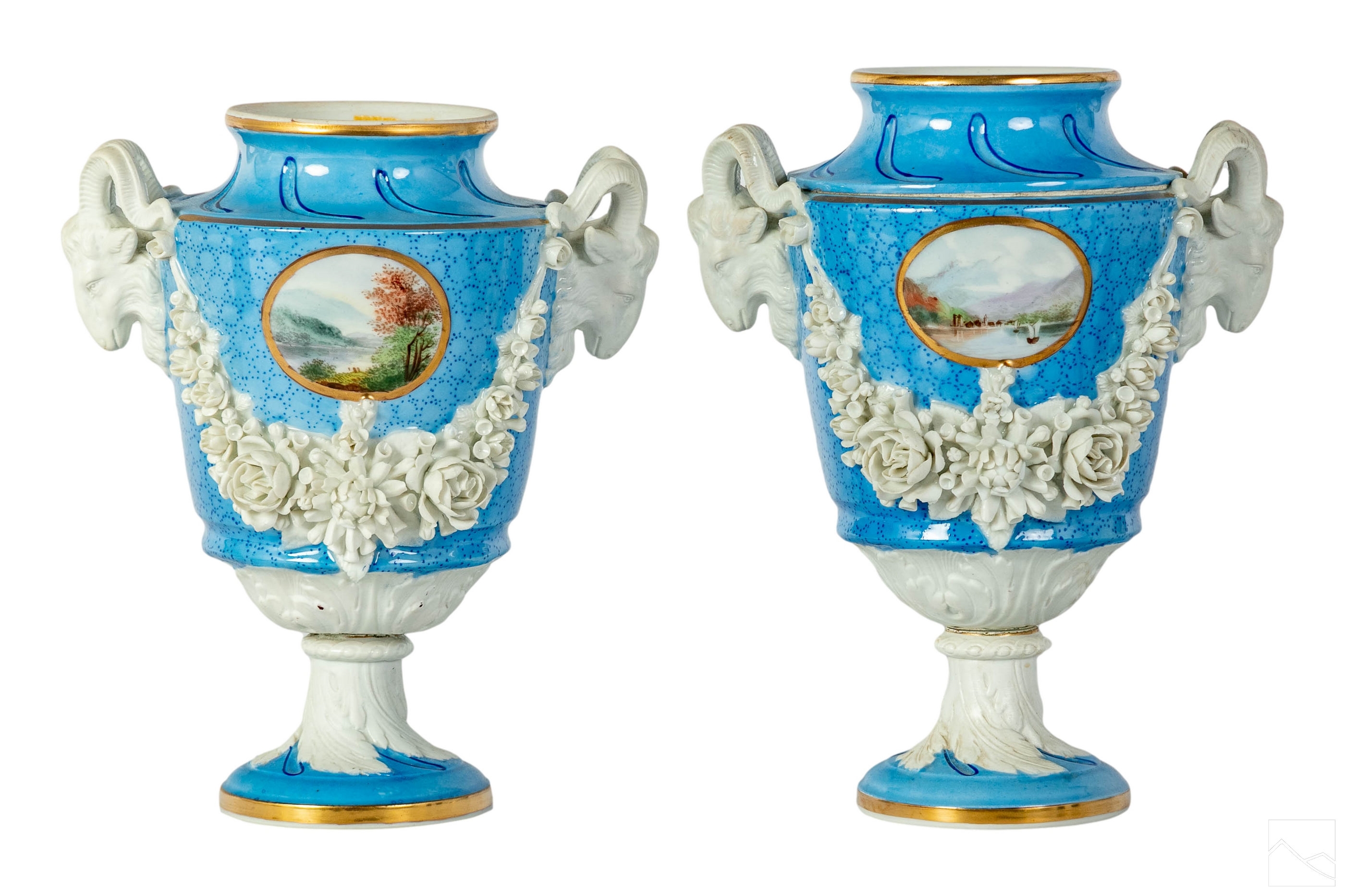 Sèvres Porcelain Factory | Landscape urns | MutualArt