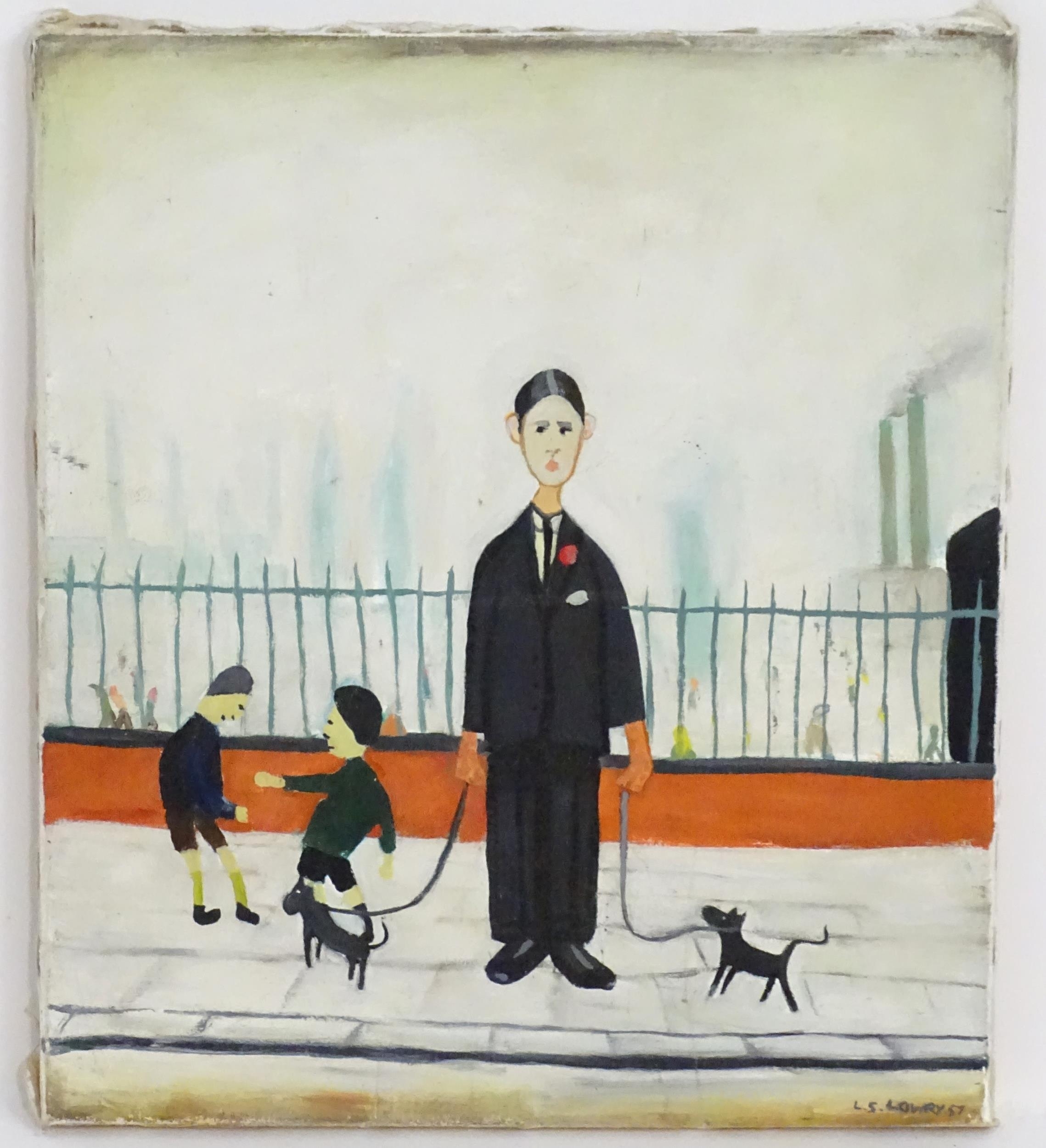Laurence Stephen Lowry | Manner of Laurence Stephen Lowry (1887-1976 ...