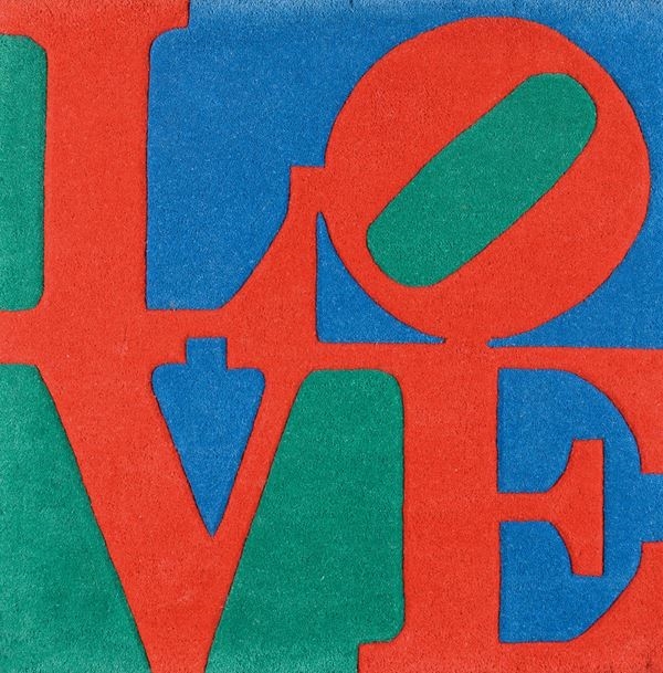 Robert Indiana | Classic love carpet (2007) | MutualArt