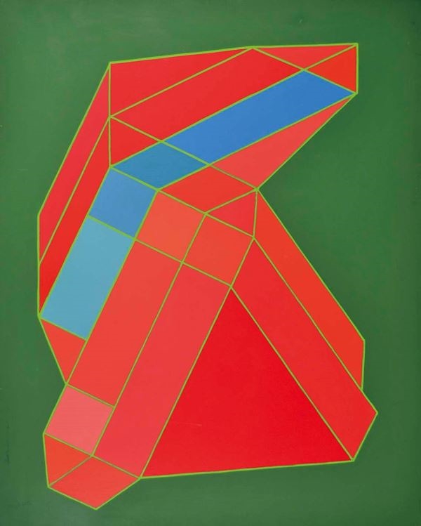 Achille Perilli | La striscia azzura 2006 (2006) | MutualArt